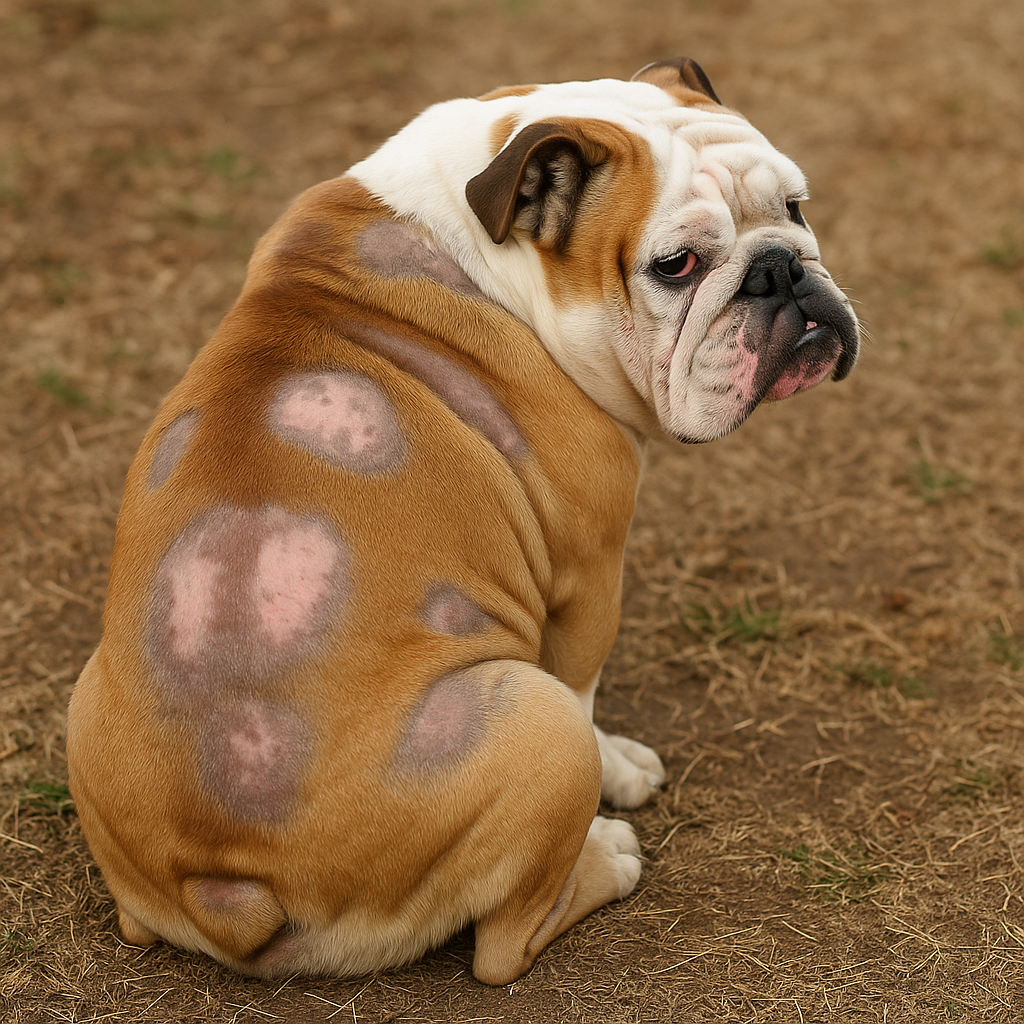 Bulldog Bald Spots on the Back: Causes and Solutions